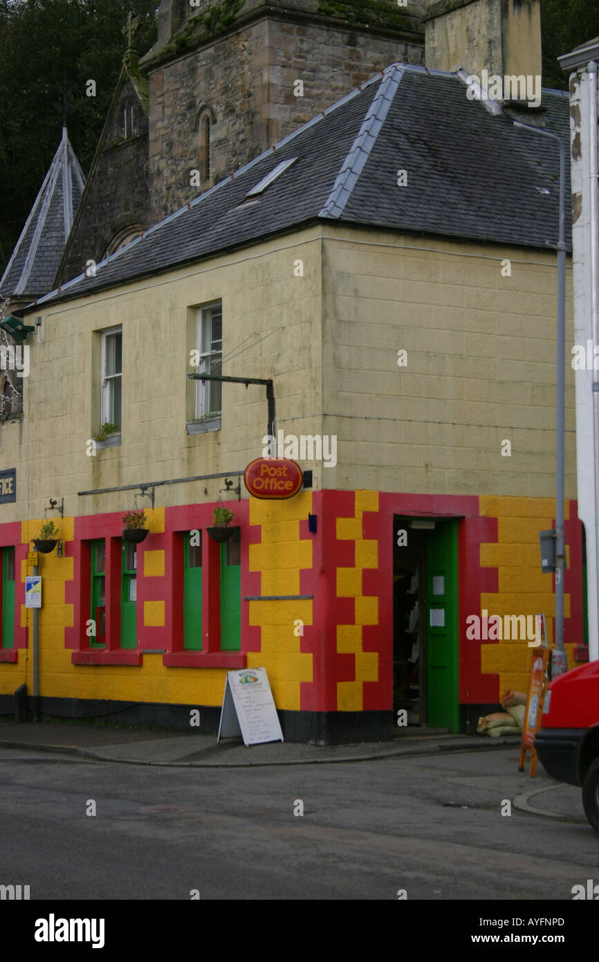 Tobermory Post Office on the island of Mull, Scotland Stock Photo - Alamy