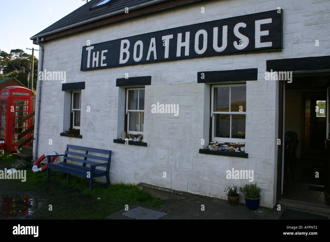 The boathouse on the island of Ulva, Scotland Stock Photo - Alamy