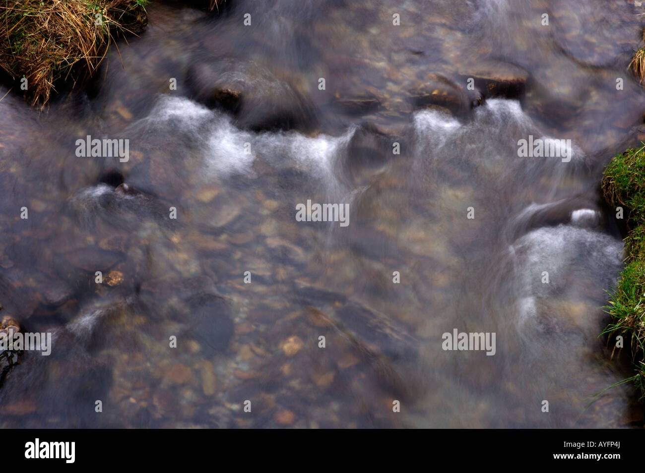 Water in a stream Stock Photo - Alamy