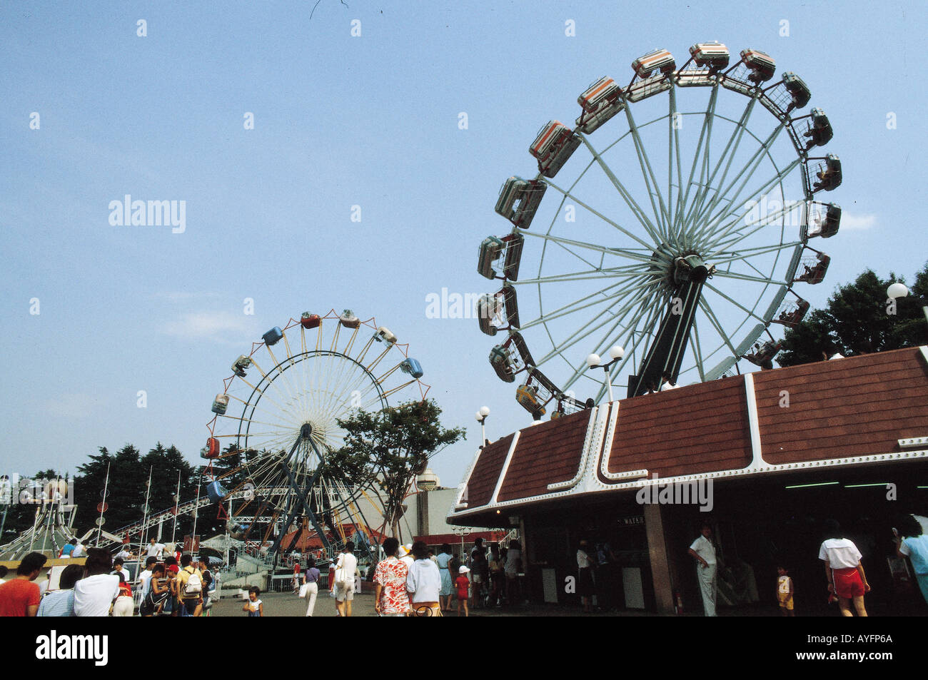 Theme Park Ferris Wheels Stock Photo - Alamy