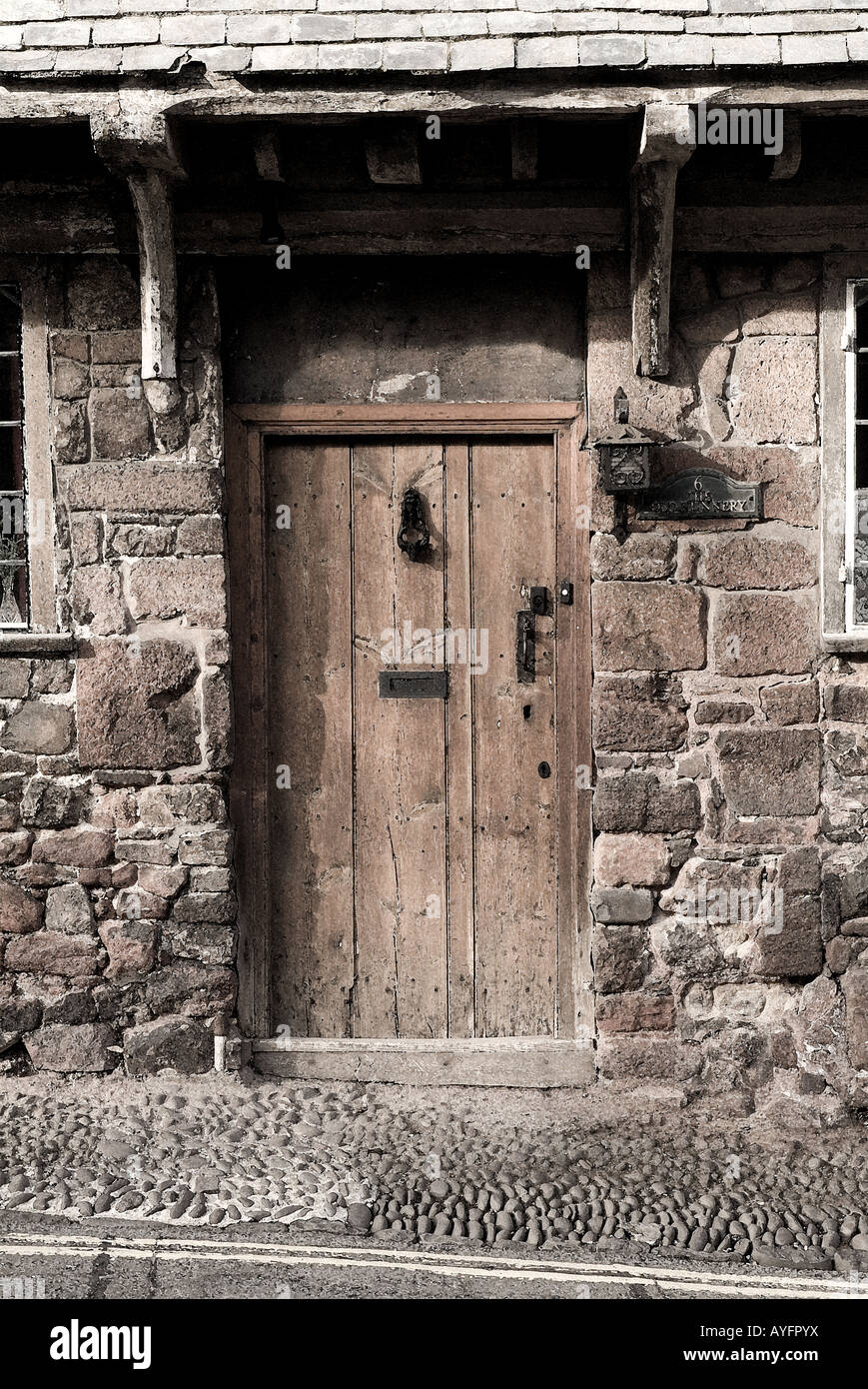 old wooden door Stock Photo - Alamy