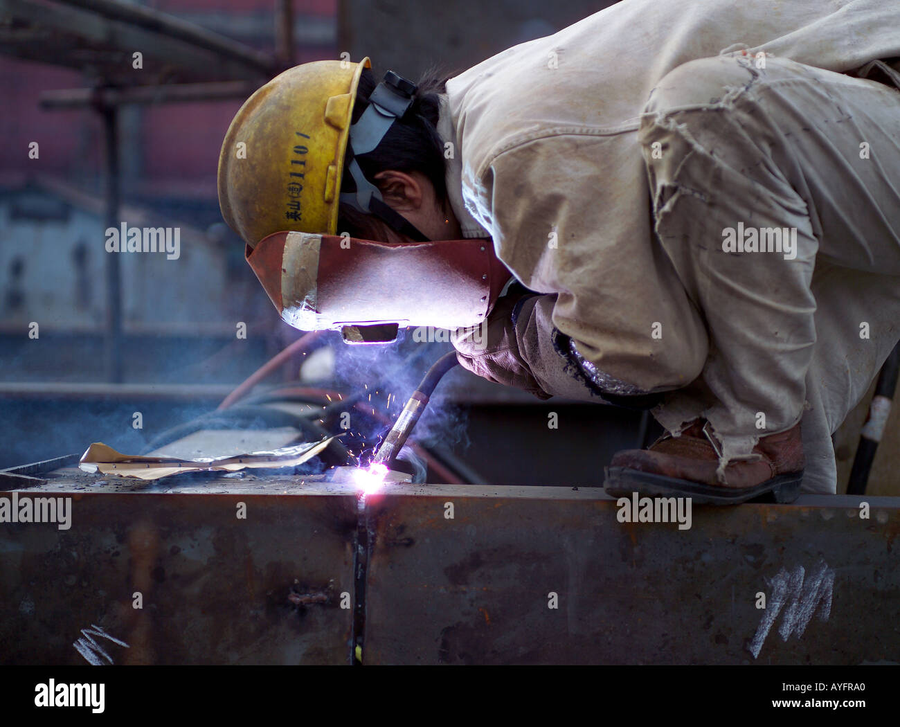 Ship block fabrication hi-res stock photography and images - Alamy