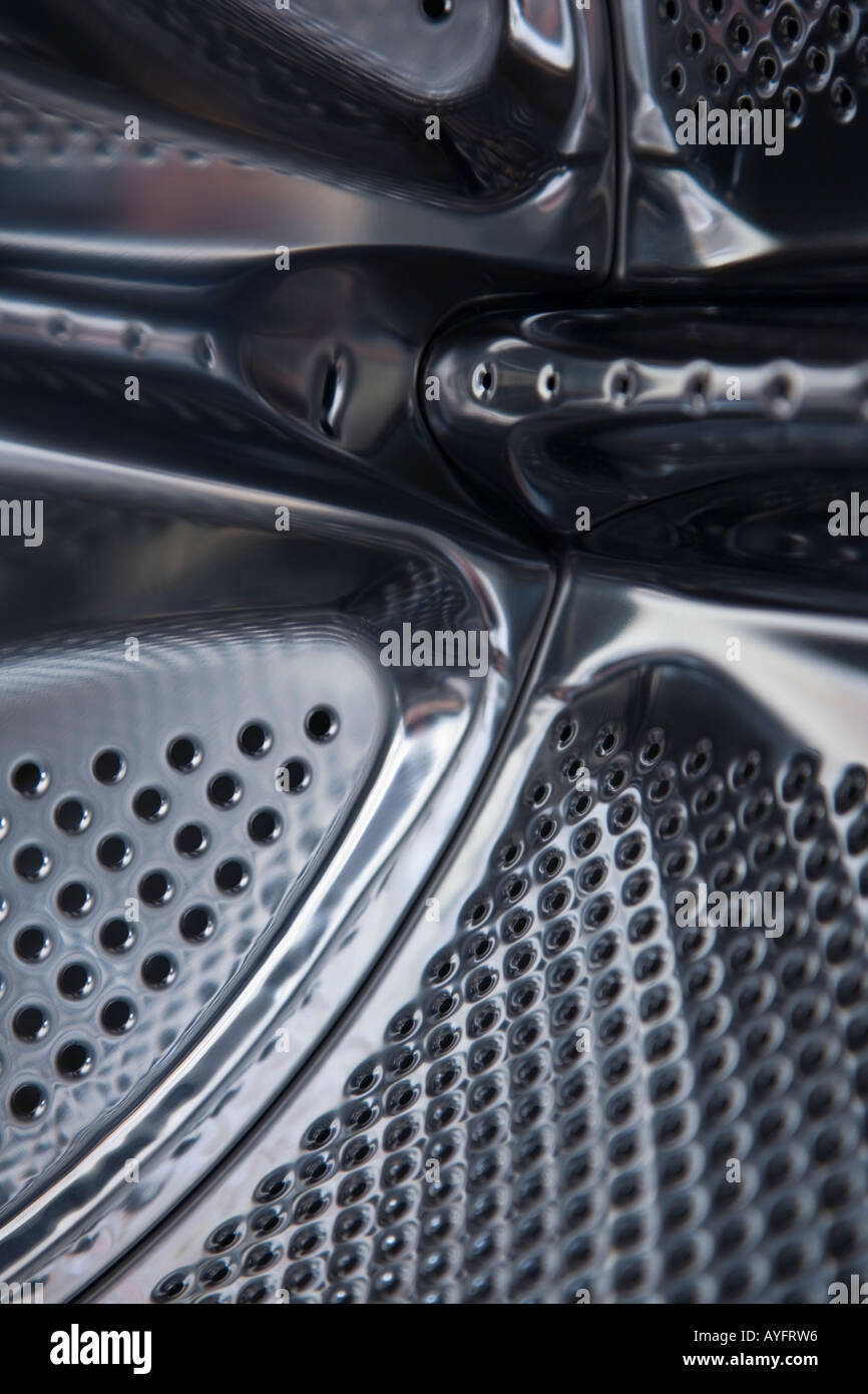 Close up of the inside of a washing machine Stock Photo - Alamy