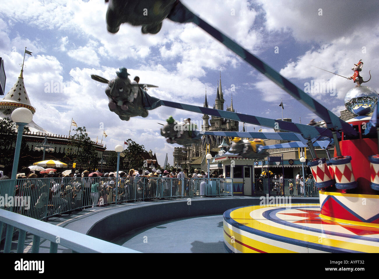 Theme Park Ride Stock Photo - Alamy