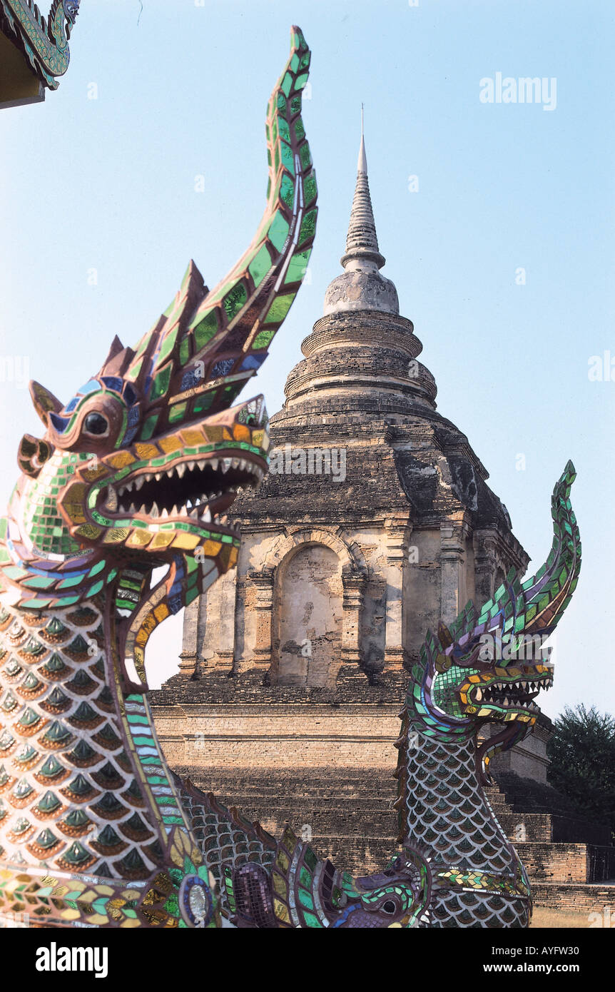Architecture with Dragon Stock Photo - Alamy