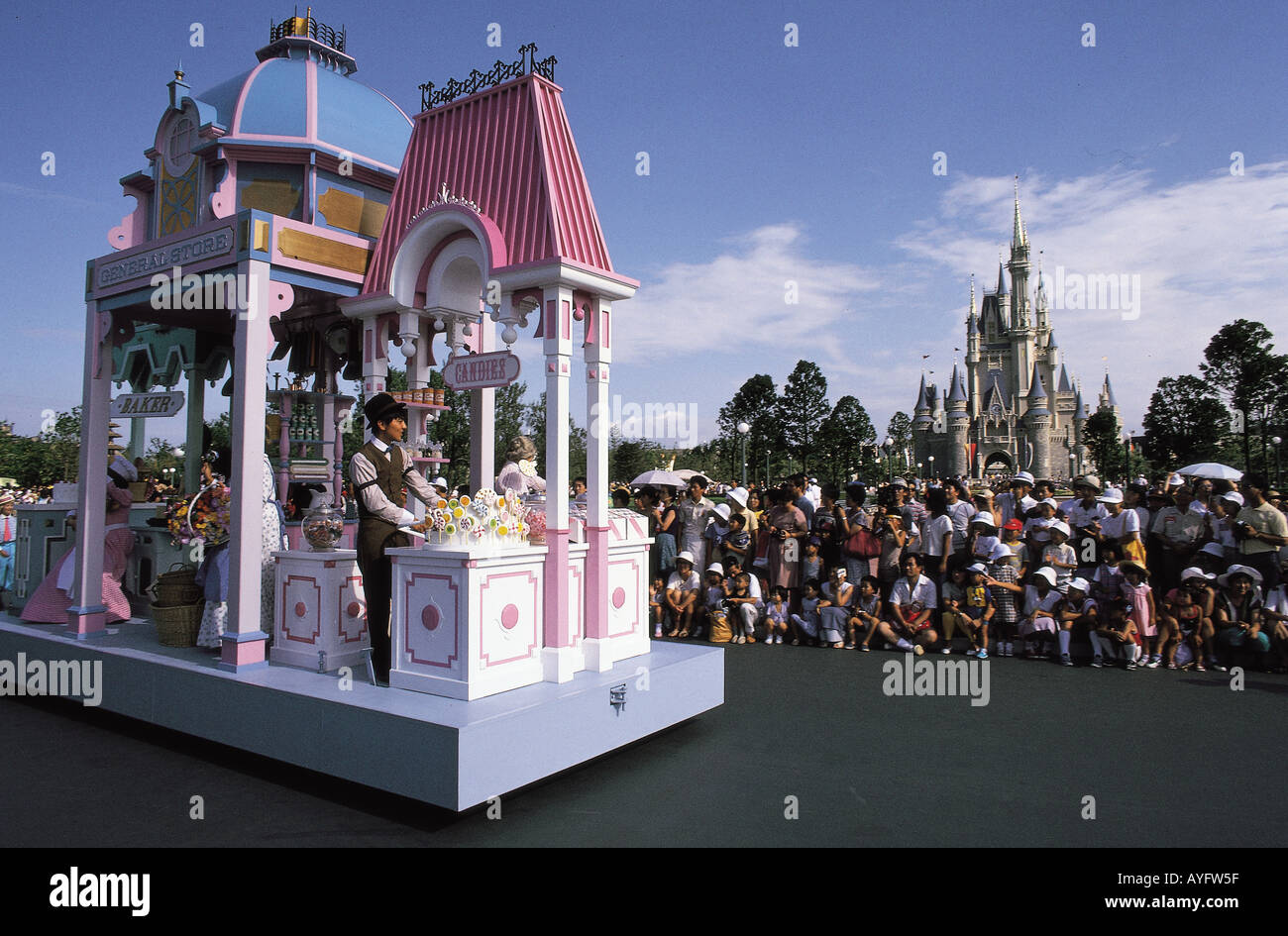 Theme Park Parade Stock Photo - Alamy