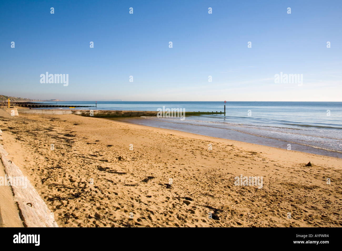 A groyne at Southbourne beach Stock Photo - Alamy
