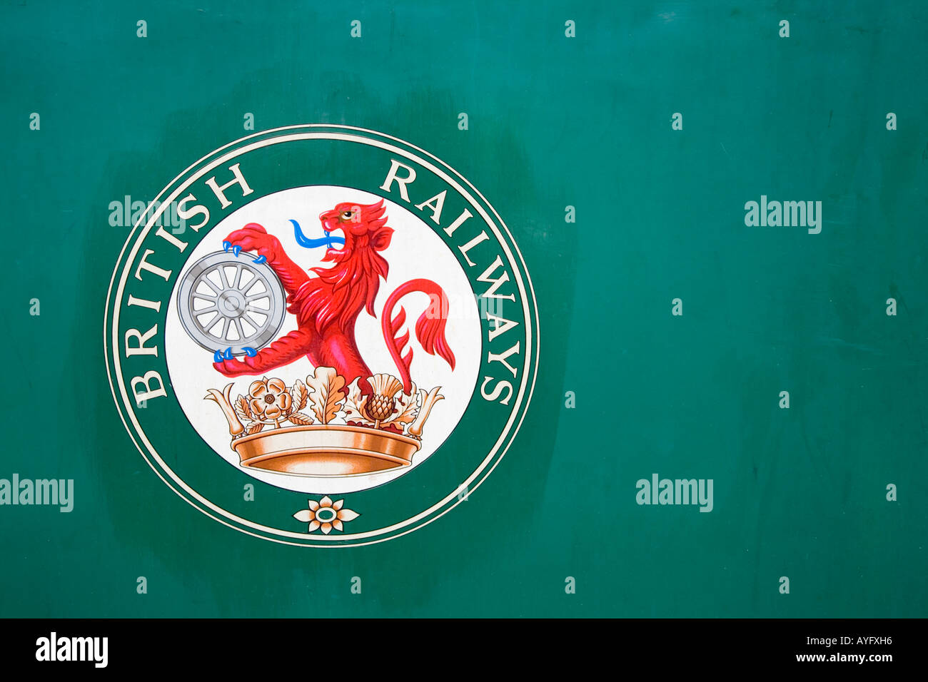 British Railways Lion and Wheel logo Stock Photo - Alamy