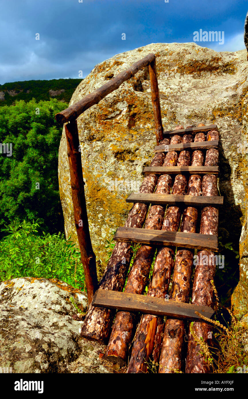 Mountain Bridge Eski-Kermen The Crimea Stock Photo - Alamy