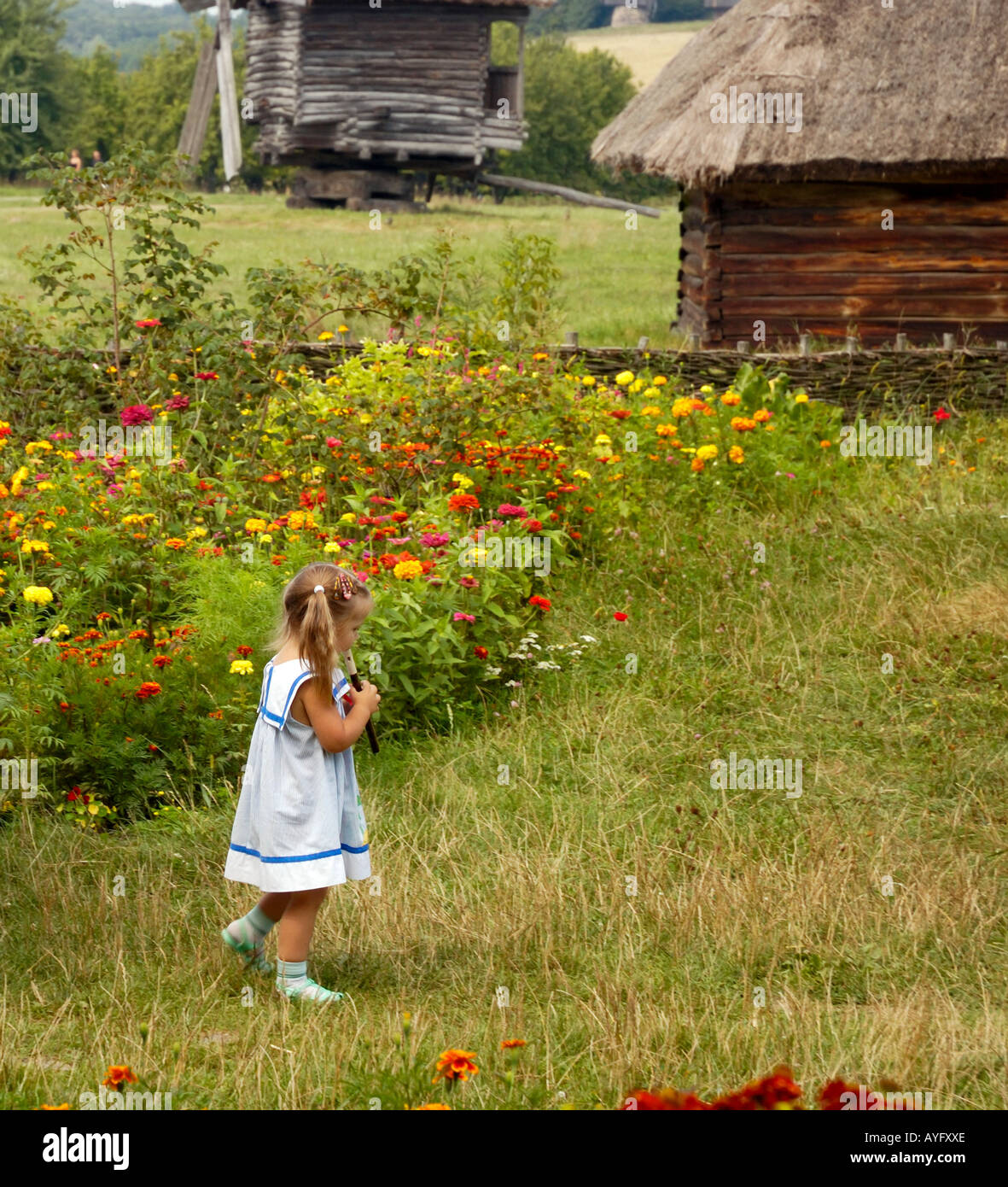 Playing his pipe hi-res stock photography and images - Alamy