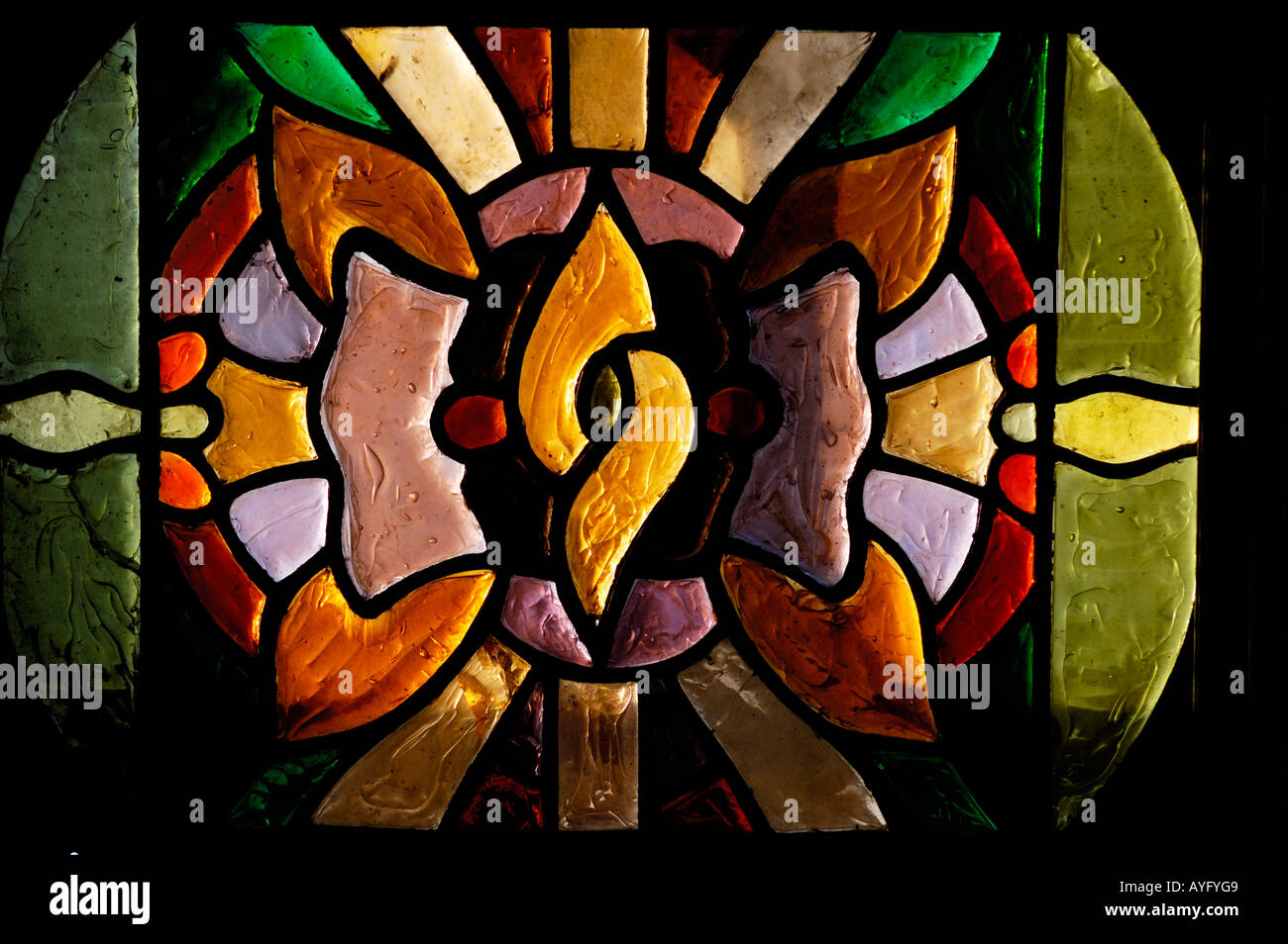 Colorful stained glass Stock Photo - Alamy
