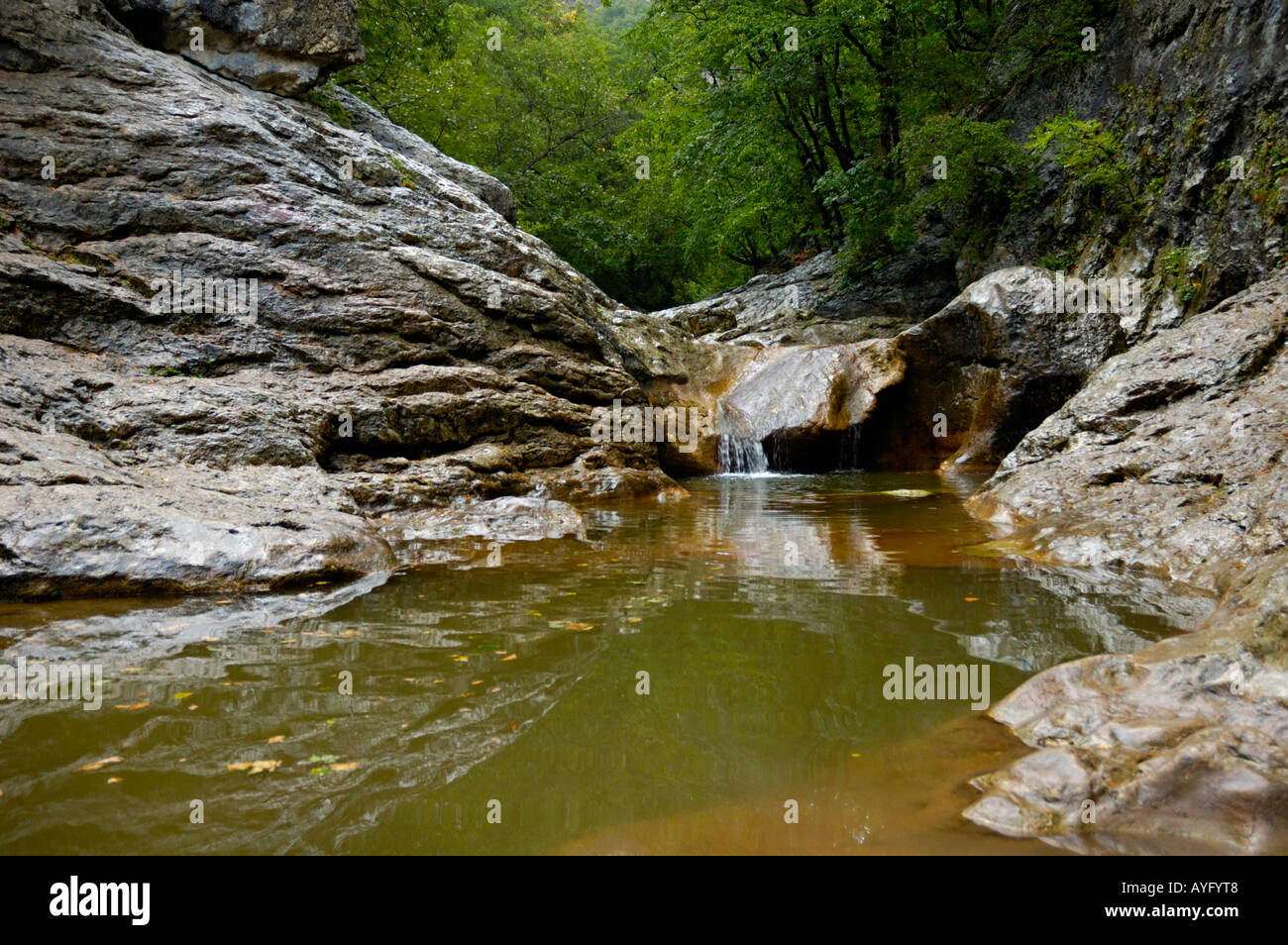 Mountain River in The Crimea Stock Photo - Alamy