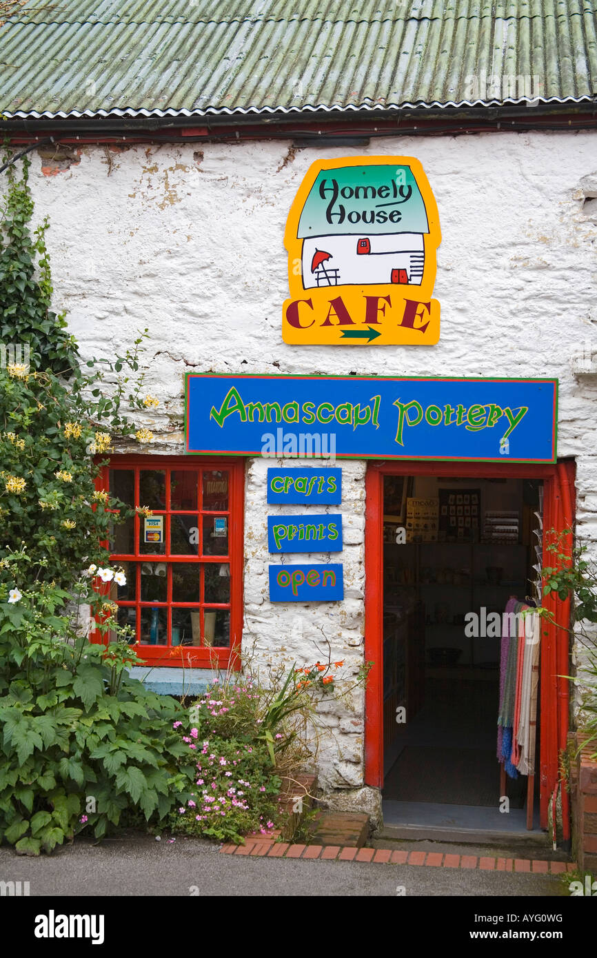 Pottery Store Dingle Town Dingle Peninsula County Kerry Ireland Stock ...