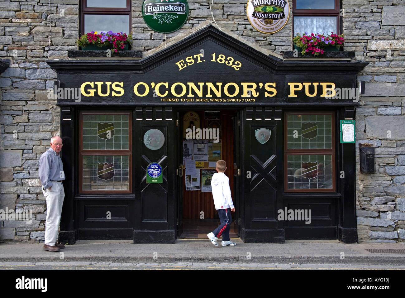 Gus O Connor s Pub Doolin Village County Clare Ireland Stock Photo - Alamy