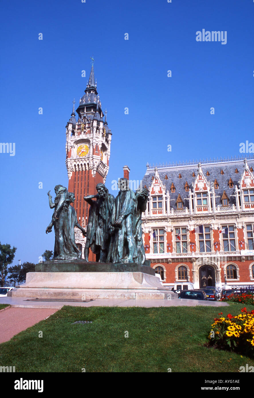 Calais France Hotel De Ville Gardens High Resolution Stock Photography and Images - Alamy