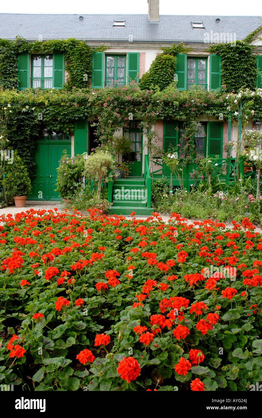 The Clos Normand house of Claude Monet garden Famous French ...