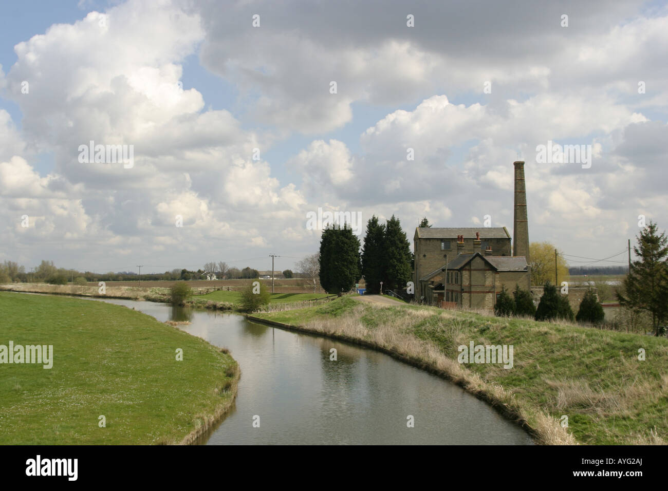 Stretham Old Engine, land drainage steam engine, Cambridgeshire, Fens ...