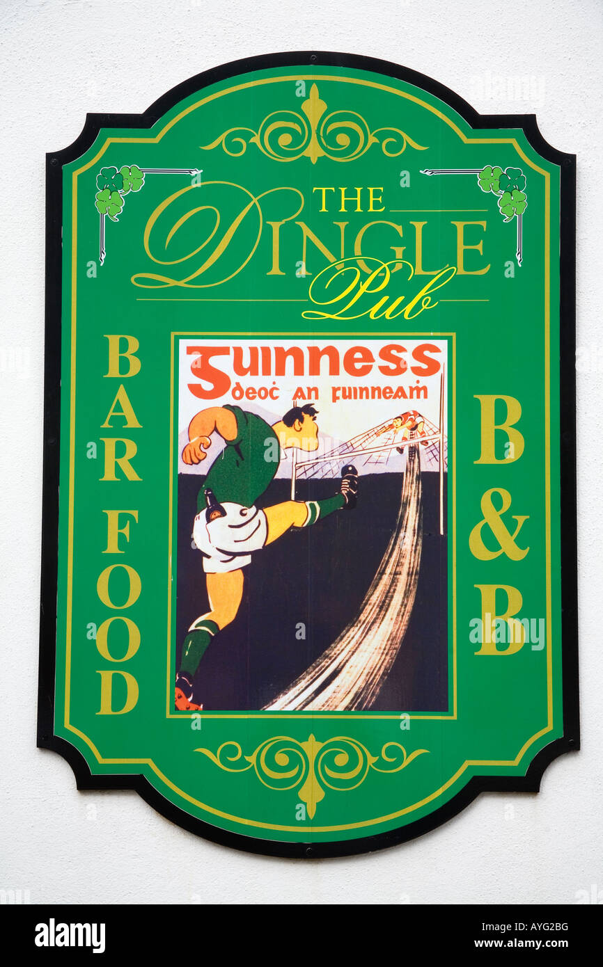 Dingle pub sign hi-res stock photography and images - Alamy