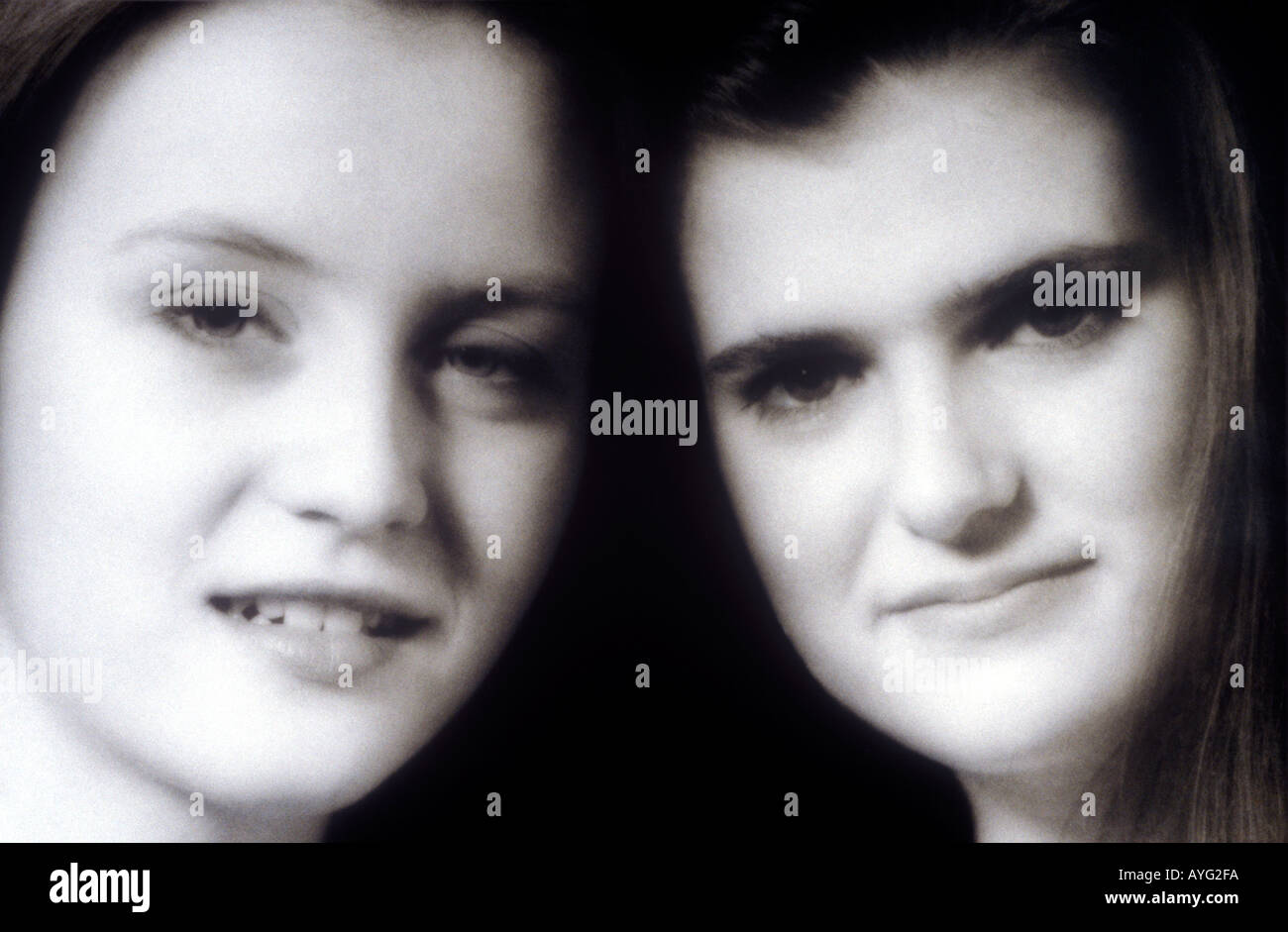 Black and white faces hi-res stock photography and images - Alamy