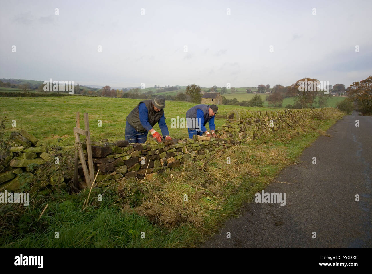 dry stone walling Stock Photo - Alamy