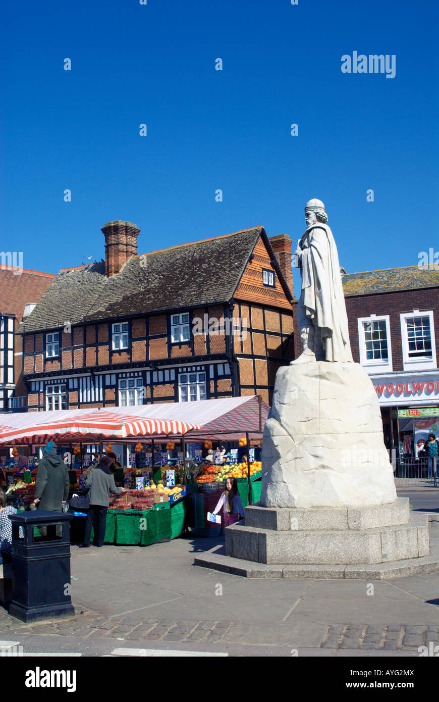 Market Day in Wantage, Oxfordshire, England Stock Photo - Alamy