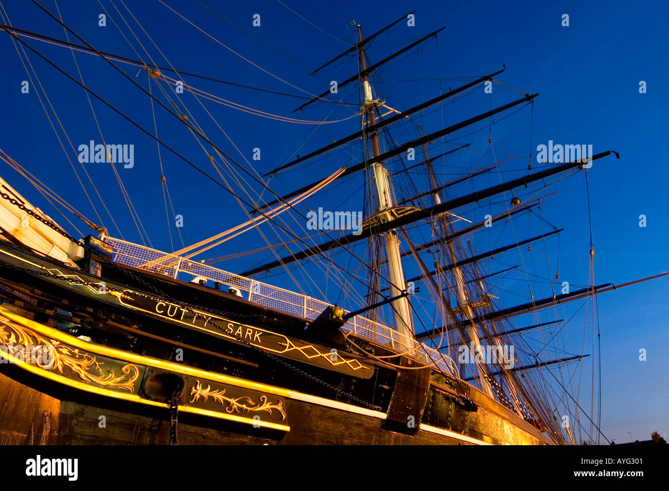 cutty sark greenwich london uk england Stock Photo - Alamy
