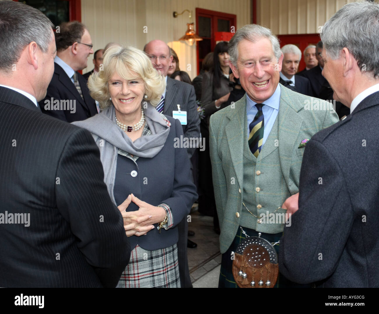 Camilla and prince charles and birkhall hi-res stock photography and ...