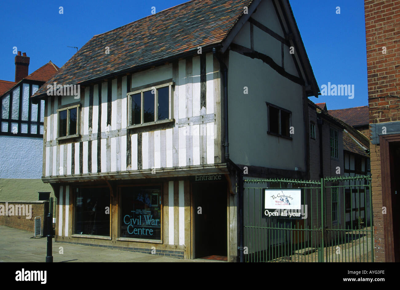 The Commandery Civil War Museum Worcester England Stock Photo - Alamy