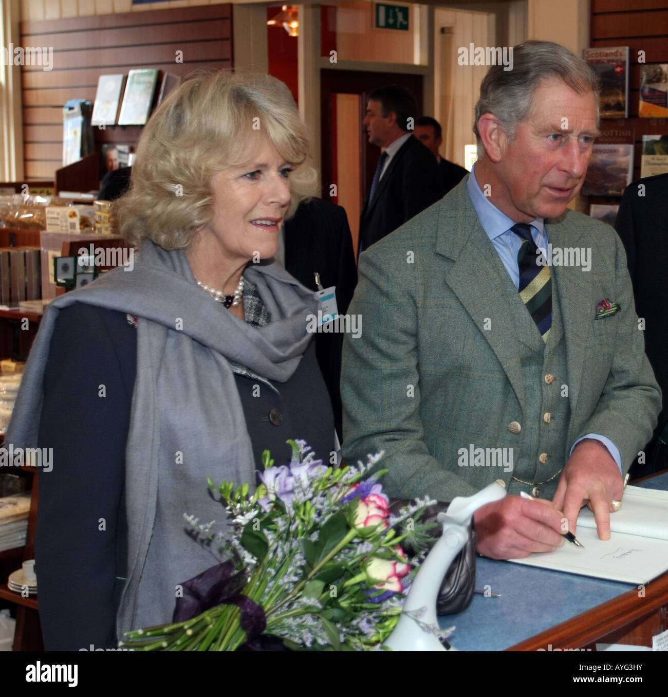 Camilla and prince charles and birkhall hi-res stock photography and ...