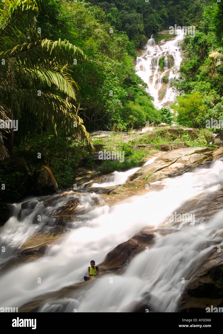 Lata kinjang waterfall hi-res stock photography and images - Alamy