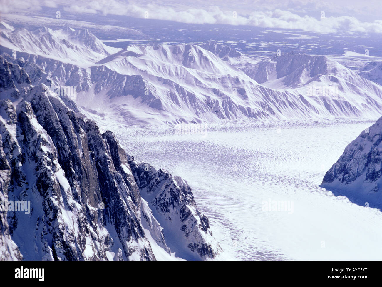The mouth of the Great Gorge opens to allow a huge river of ice to flow ...
