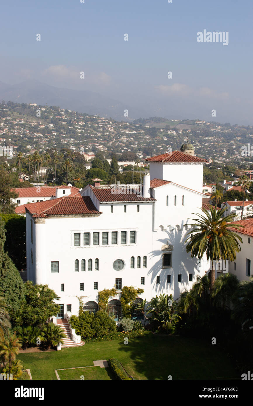 Santa Barbara Courthouse Municipal Building Santa Barbara California ...