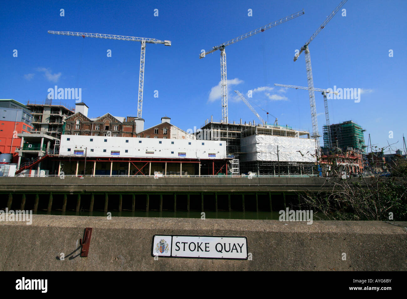 river orwell stoke quay historic waterfront regeneration Ipswich town ...