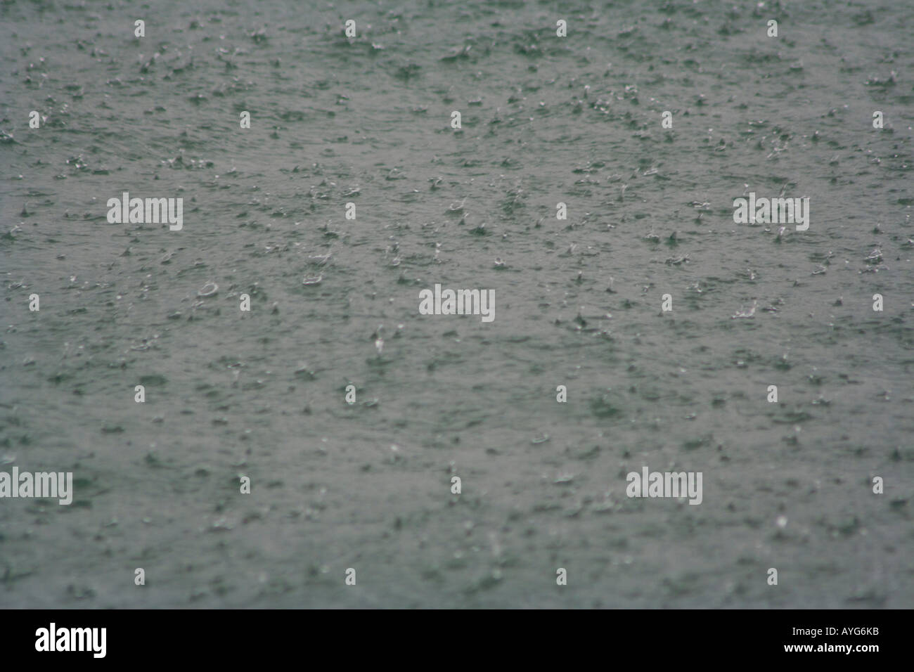 Rain Falling on Water Stock Photo - Alamy