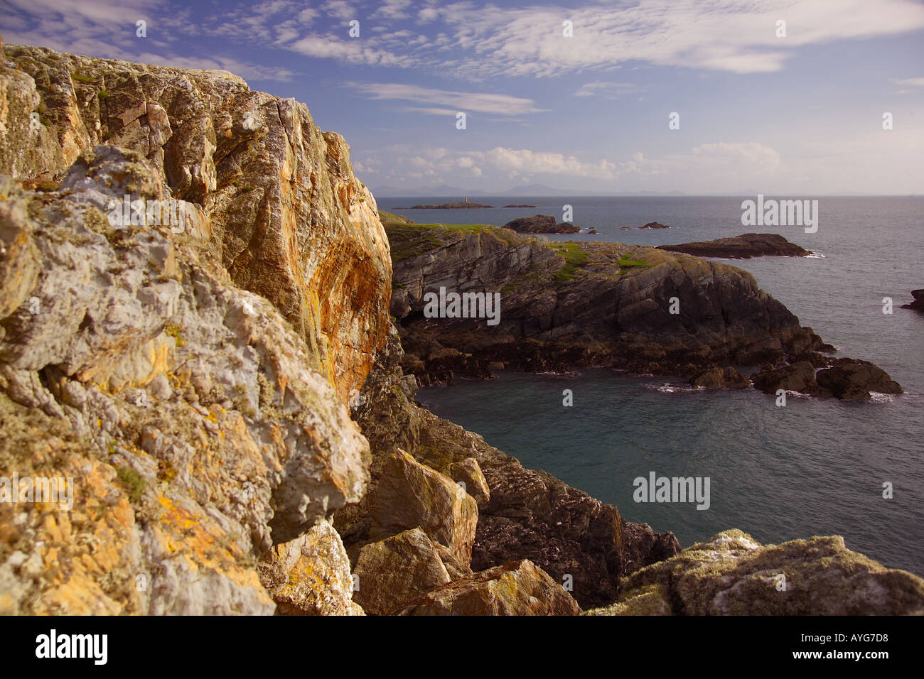 Coastal View Towards Rhoscolyn Beacon Rhoscolyn Anglesey North West ...