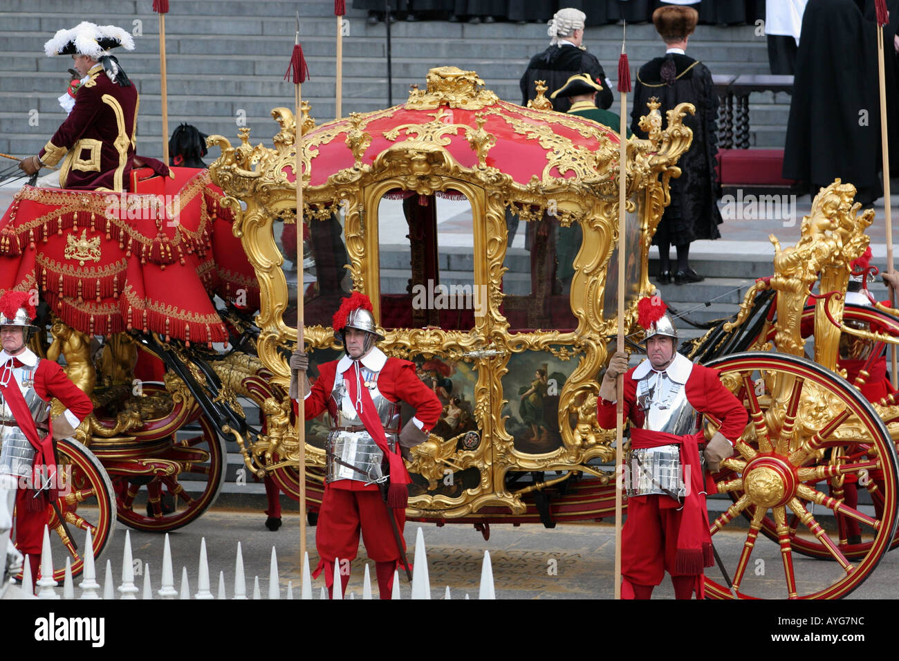 The golden coach belonging to The Lord Mayor of London Stock Photo - Alamy