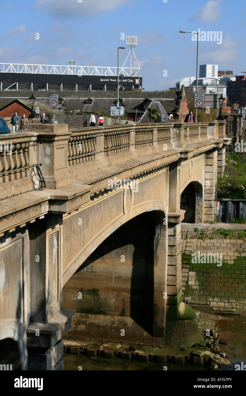 river orwell football stadium ipswich bridge town centre county town of ...