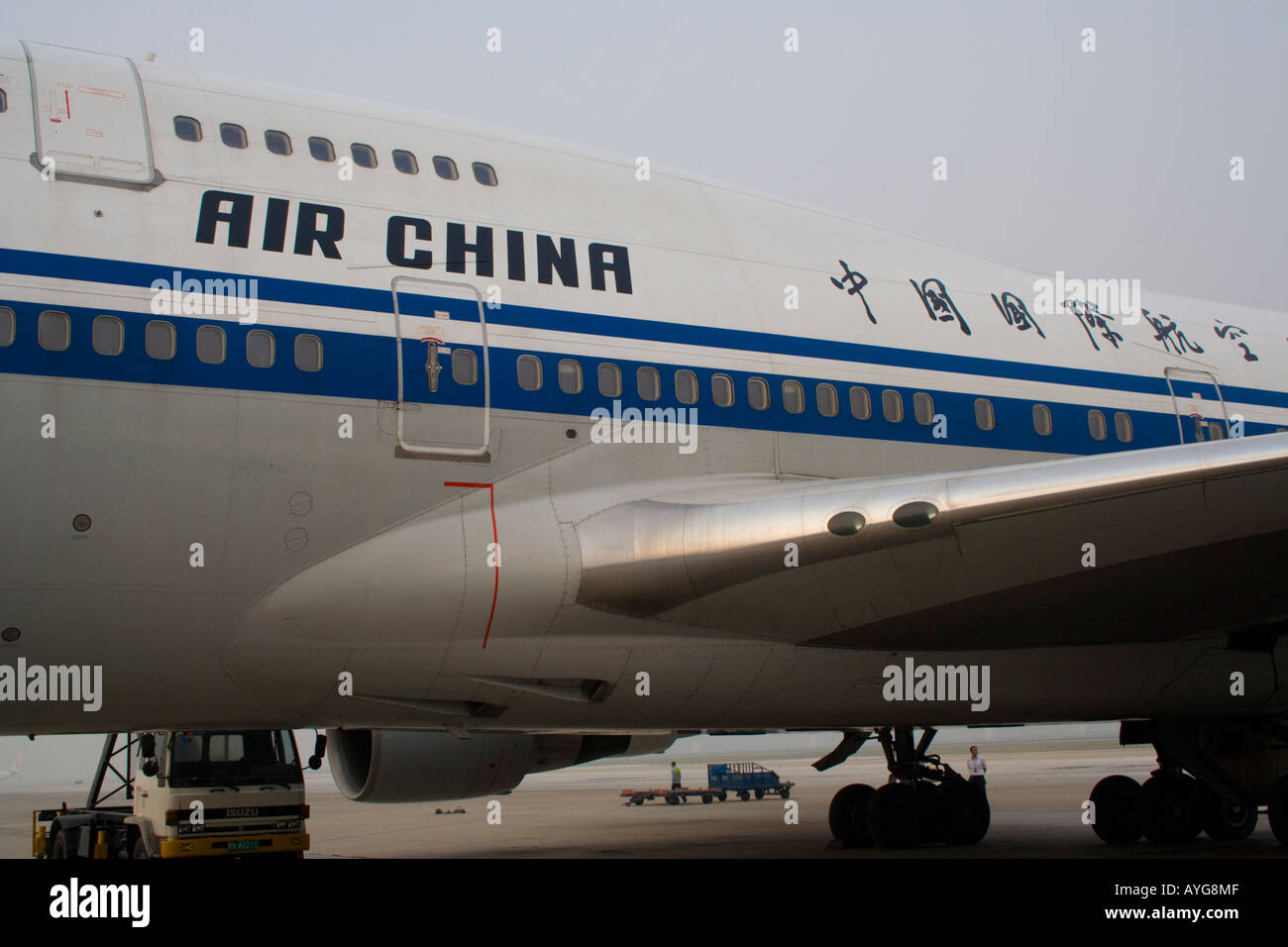 China Air Chinese Airlines Plane Capital China International Airport ...