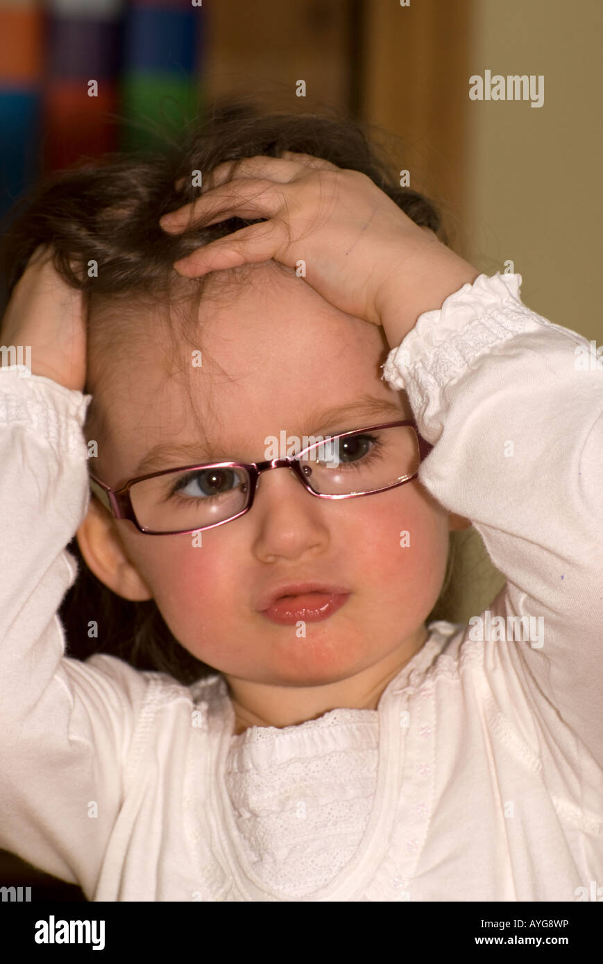 toddler experiencing the pressures of modern living number 2673 Stock ...