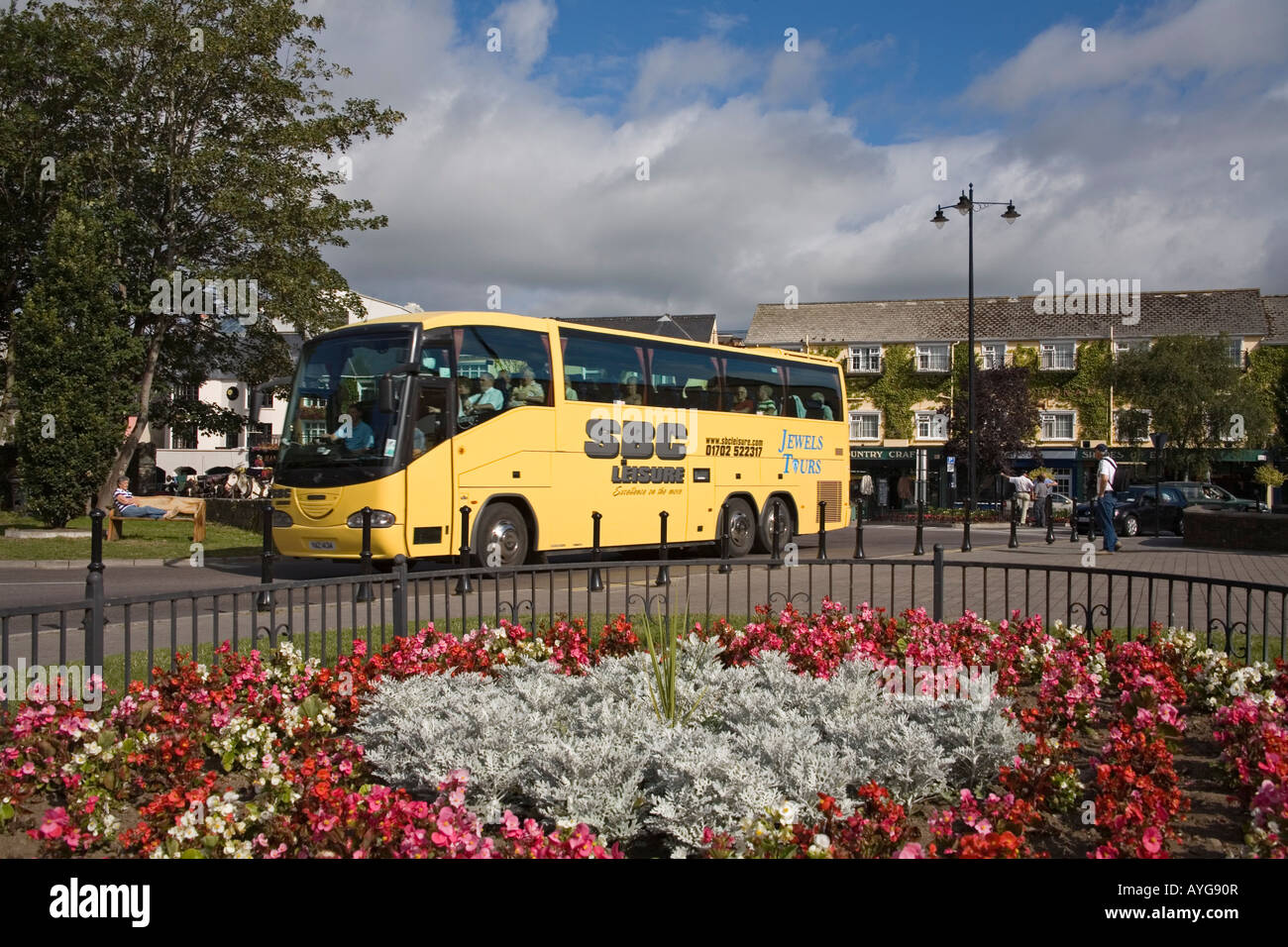 Tour Bus Killarney Town County Kerry Ireland Stock Photo - Alamy