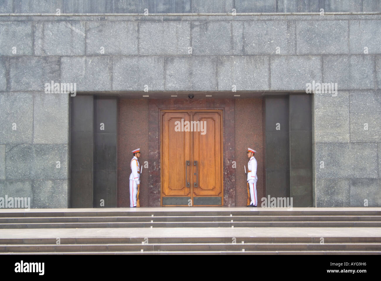 Elite Guards Provide Security at and around the Memorial Tomb of Ho Chi ...
