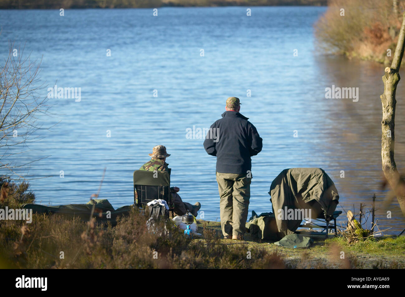 Two fishermen alongside hi-res stock photography and images - Alamy