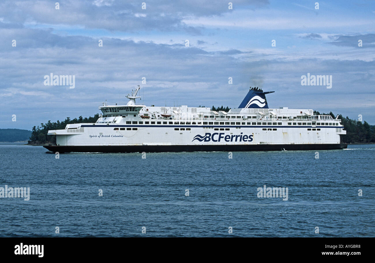 The Canadian BC Ferries vessel Spirit of British Columbia sails between ...