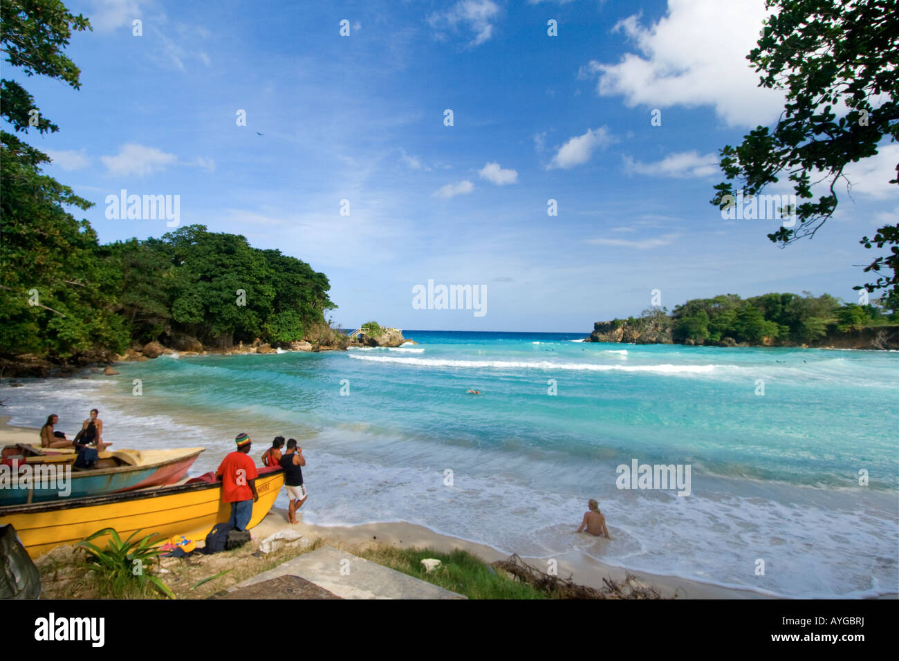 Boston bay jamaica hi-res stock photography and images - Alamy