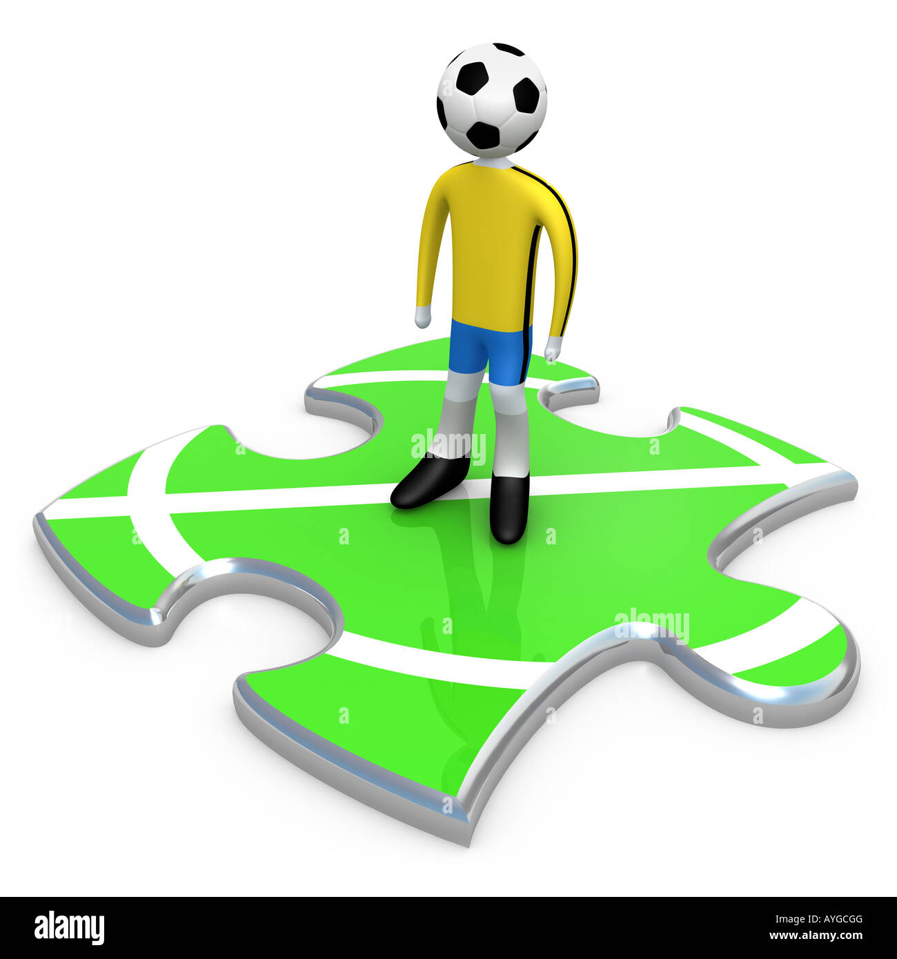 Football kick off Cut Out Stock Images & Pictures - Alamy