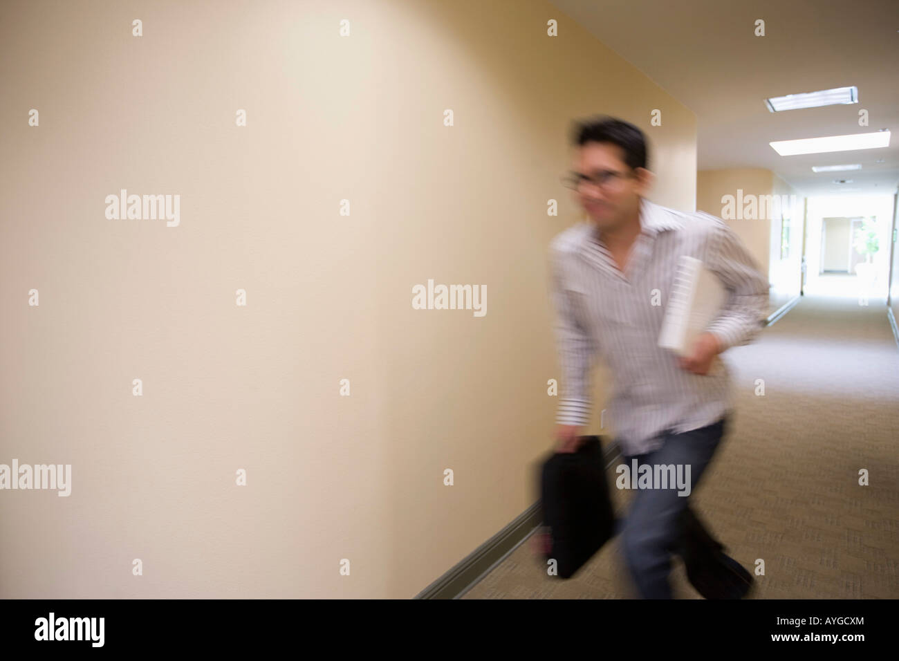 Running down the hallway hi-res stock photography and images - Alamy