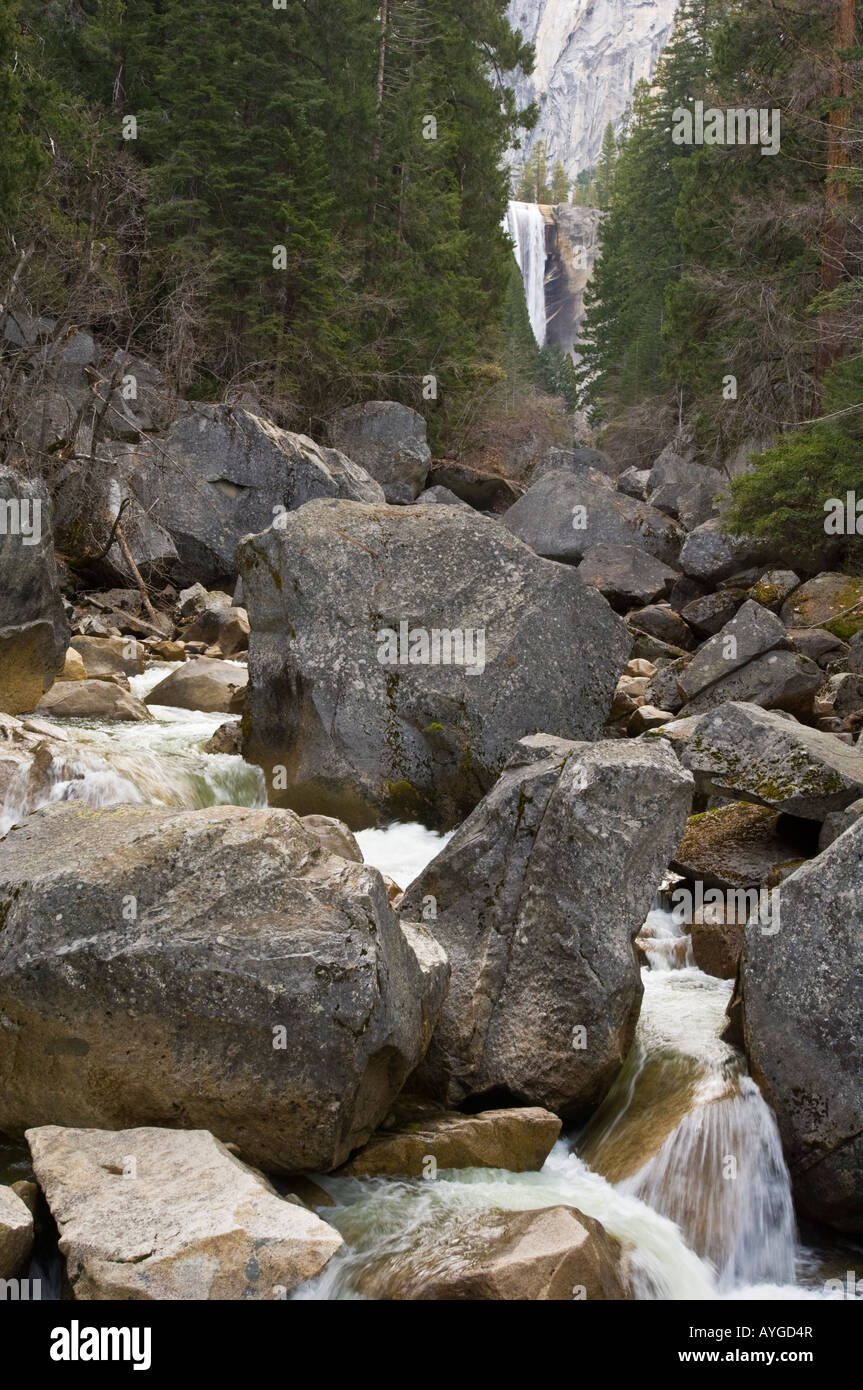 Vernal Falls Merced River Stock Photo - Alamy