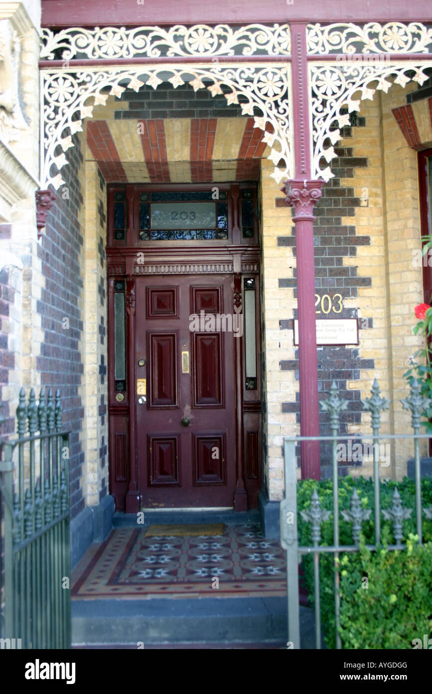 Victorian era terrraced homes in Carlton - Melbourne, Victoria ...