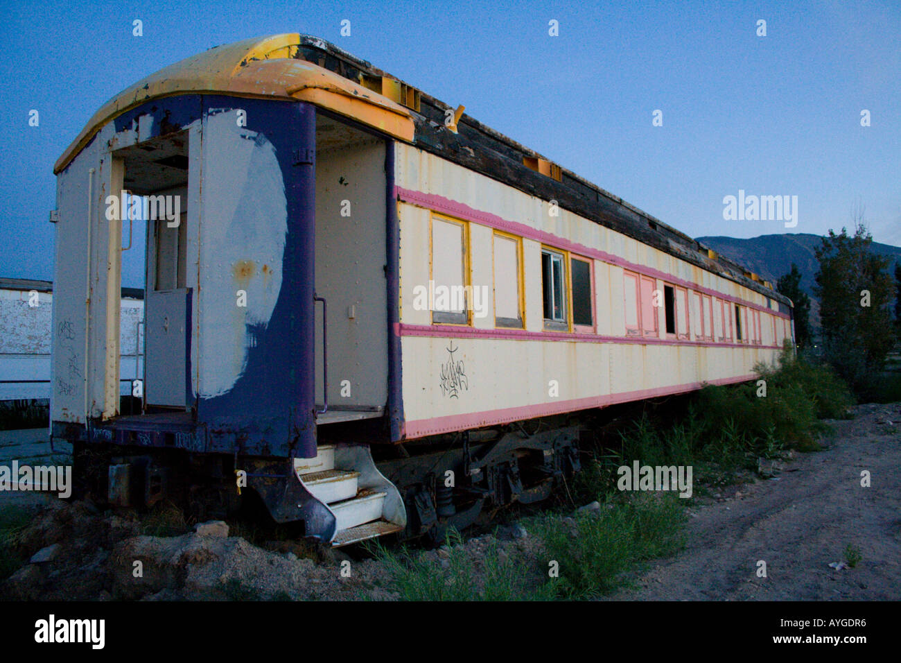 Old Train Car at Saltair Ruins The Great Salt Lake Salt Lake City Utah ...
