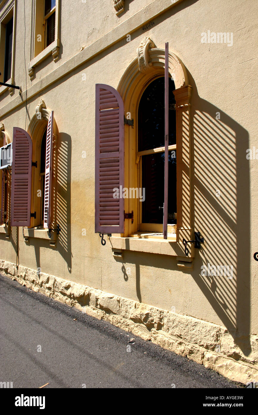 venetian shutter casting shadow Stock Photo - Alamy